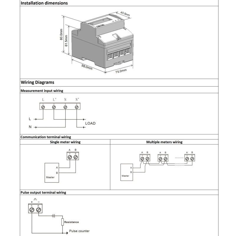 Custom Dac4101c DIN Rail Single Phase Lora Electric Prepaid Remote ... Custom Dac4101c DIN Rail Single Phase Lora Electric Prepaid Remote ...